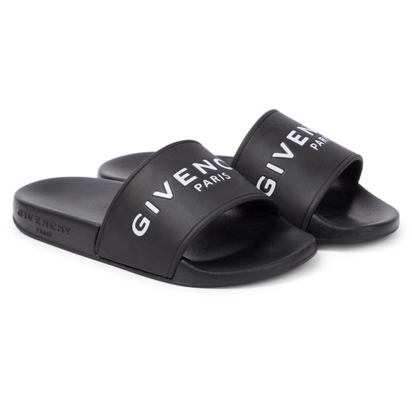 Givenchy | Shoes | Givenchy Logo Slides | Poshmark